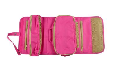 Cina Borsa di piccola dimensione rosa di stoccaggio di viaggio del lavaggio con il bottone in vendita
