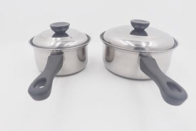 중국 3pcs Kitchenware stainless steel mini pot milk pot with bakelite handle 판매용
