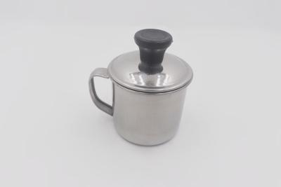 Κίνα 12cm Outdoor use stainless steel camping cup chrome wine mug with cover προς πώληση