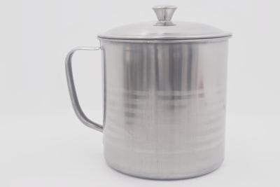 중국 6pcs 9-14cm Factory supplier stainless steel beer drinking cup custom drink metal cup with handle 판매용