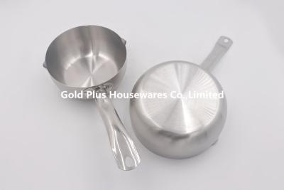 18cm Traditional Japanese style soup pot stainless steel single handle coffee warmer milk pitcher