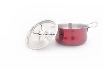 중국 6pcs Best selling 16,18,20cm insulated food warmer casserole stainless steel casserole hot pot 판매용