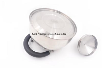 중국 3L Household hot selling simple steel whistling kettle water natural color tea kettle stainless steel for home 판매용
