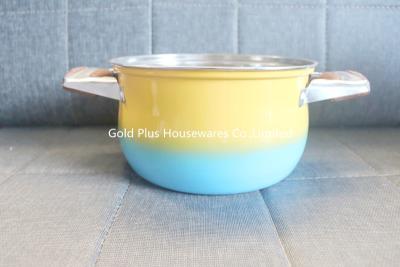 Κίνα China hot-selling large buffet stainless soup pot even heat cooking stew pot with plastic heat  insulation handle προς πώληση