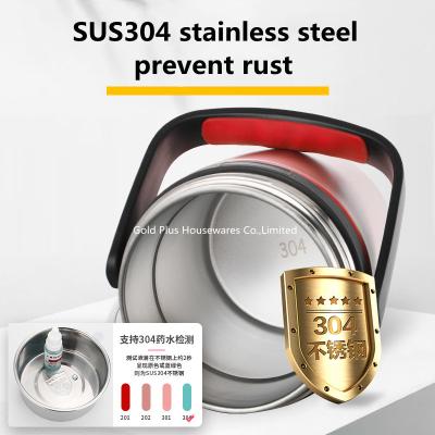 Κίνα 1.8L Large capacity stainless steel outdoor travel pot drum shape vacuum lunch box portable heat insulation barrel προς πώληση
