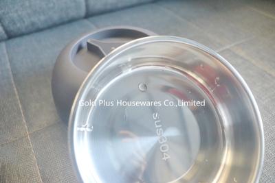Chine flacon de nourriture de vide de capacité de gamelle isolé par matériel intérieur chaud d'acier inoxydable de vente de couleur du noir 1500ml grand à vendre
