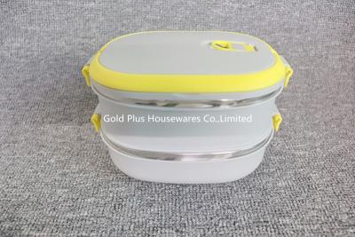 Κίνα Factory supply airtight leak proof food storage container double wall tiffin stainless steel insulated thermal lunch box προς πώληση