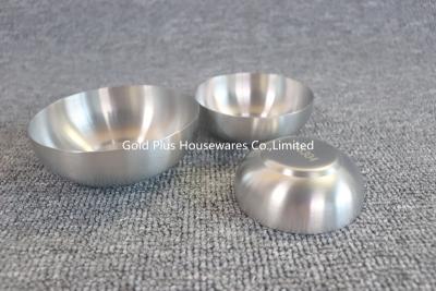 중국 Promotional catering small sauce dish modern hotel tableware luxuary stainless steel salad bowl set 판매용