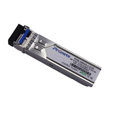 Cina PPB-3403X-L2C (D) TRESSECCHIVER BI-Direzionale SFP 155MBPS, LC 20km 1310nm TX / 1490NM RX in vendita