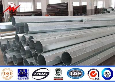 China Corriente eléctrica 8KN poste de la galvanización el 12m para la transmisión de poder de la distribución en venta