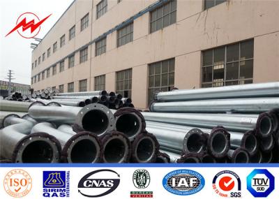 China Galvanized Steel Electrical Power Pole For Transmission And Distribution for sale