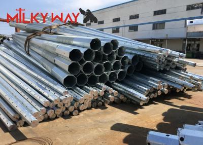 China 11M kegelvormige elektrische krachtpool met een laadvermogen van 50KN en een dikte van 5 mm in ASTM A123 galvanisatiestandaard Te koop