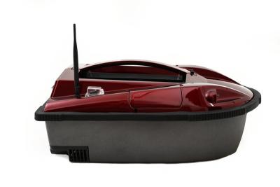 China Red Twin Propeller Remote Control Fish Finder Bait Boat With Audible Alarm System RYH-001C for sale