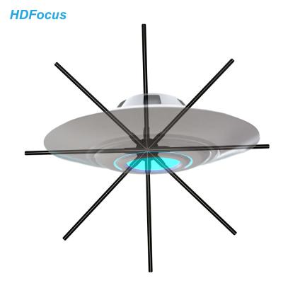 China Holographic Projection Film Air Fan 180cm Projection Led Display Indoor for sale