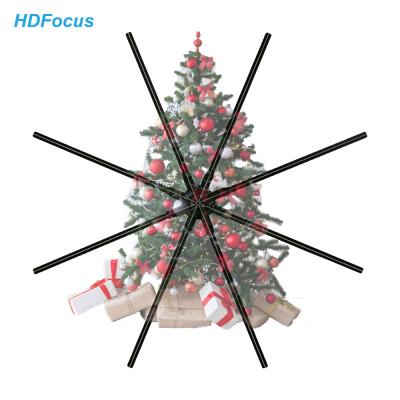China Big Size 180cm Advertising Hologram 3d Led Fan Display 3d Hologram Projection Fan for sale