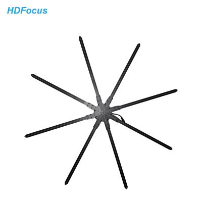 China HDFocus 150cm Eight Blades Hologram 3d Led Fan hdmi 8 Wings Wifi 3d Holographic Display Projector for sale