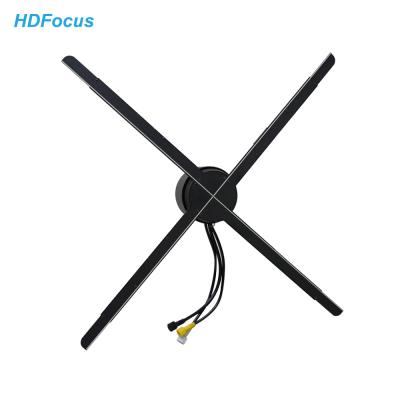 China 80CM High Resolution 3D Wifi Hologram LED Fan Holographic Projector Display Advertising 3D Holographic Fan for Outdoor Events for sale