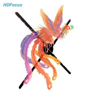 China 80cm 3D Hologram Projector Naked Eye Floating Image Advertising Equipment 3D Fan Screen LED Hologram Display Advertising Machine for sale