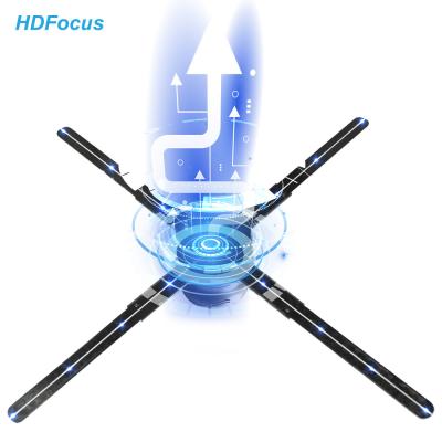 China High Resolution 75Cm Cloud Control Splicing Wifi 3D Led Fan Display Spinning Advertising Fan With Best Price for sale