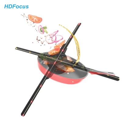 China HDFocus Newest Technology 4 Blades 3d Hologram Display 50 Cm Hologram Fan 3d Holographic Display Hologram for sale