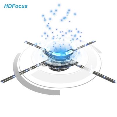 China 3D Holographic Led Advertising Fan 50cm Led Fan 3d Hologram Projector Display Adverting Fan for sale