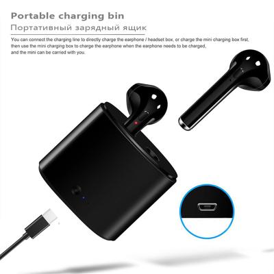 Cina i7s tws Wireless Headphones 5.0 Earphones sport Earbuds Headset With Mic Charging box Headphones For all smartphones in vendita