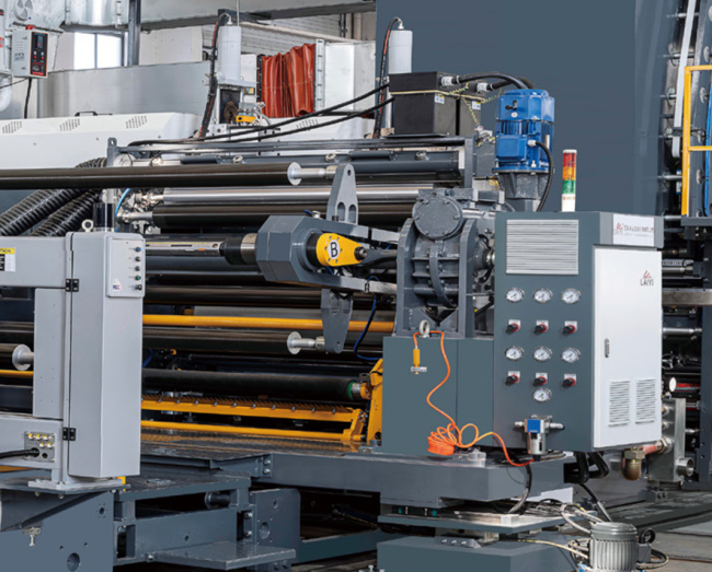 Tandem co-extrusion machine component view 8