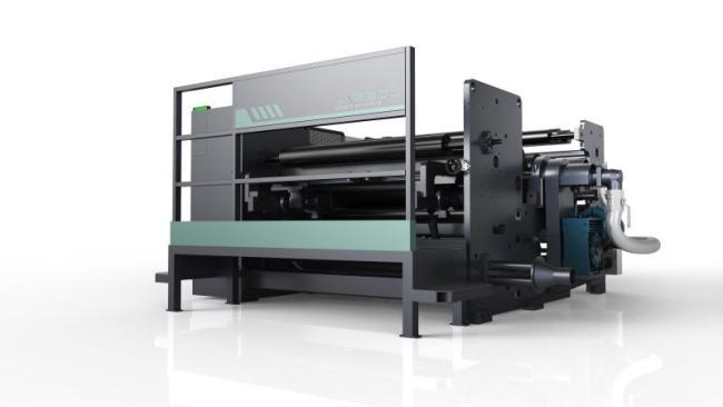 Extrusion laminating machine component view 5