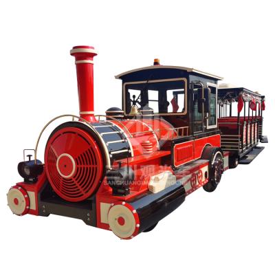 Cina Popular Customized ALLOY Merry Christmas Festival Theme Tourist Train For Amusement Park And Scenic Area in vendita