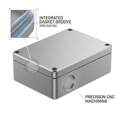 Custom CNC machined aluminum alloy control enclosure