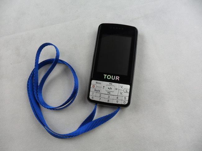 007B LCDスクリーンが付いている自動ツアー・ガイド システム、黒いツアー・ガイドのマイクロフォン システム