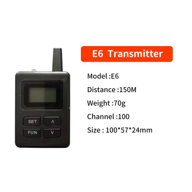 E6 tour guide transmitter picture