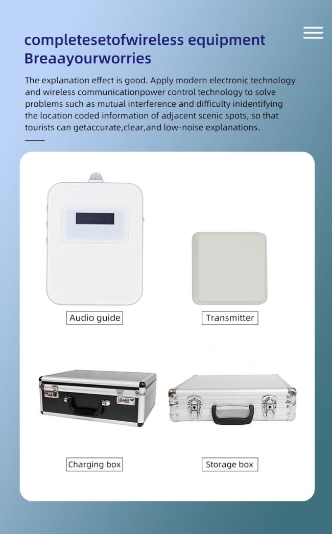 rfid tour guide system accessories picture