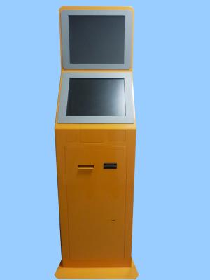 中国 19" LCD 小売りの支払のために立つ二重スクリーンの自己サービス キオスク 販売のため