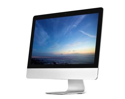 Cina Bianco 21,5 pollici di Windows Desktop tutto in una superficie di Mutiple del touch screen dei computer in vendita