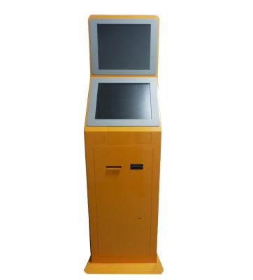中国 19" LCD 小売りの支払のために立つ二重スクリーンの自己サービス キオスク 販売のため