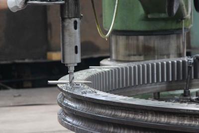 Cina Doppia fila che vuota Ring Bearing Large Size Turntable per la gru della piattaforma, energia eolica in vendita