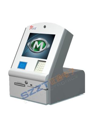 Cina Chiosco di informazioni finanziario ZT2836/al minuto/interattivo da tavolino con il lettore di schede di RFID in vendita