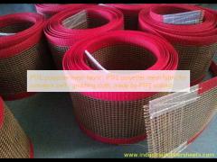 PTFE Mesh Fabric Conveyor Belt with Smooth Surface Easy Clean and Insulating Properties for Industrial Applications