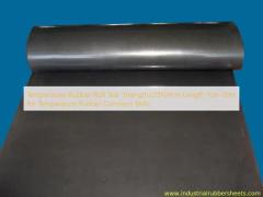 High Temperature Rubber Sheet with Hardness 75±5 Shore A, Elongation ≥200%, and Reinforced 1PLY Glassfiber Or Aramid Fabric