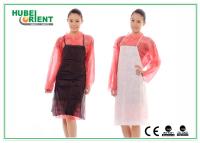 China Disposable Aprons Waterproof Adult Kitchen Catering Oil-Proof PE aprons for sale