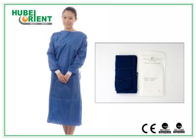 중국 55G/M2 넥타이 손목으로 일회용 수술용 격리복 판매용