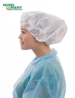Chine Non tissé, à usage unique, pour couverture de tête ronde, casquette bouffante à élastique unique à vendre