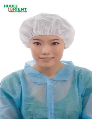 Chine Non tissé, à usage unique, pour couverture de tête ronde, casquette bouffante à élastique unique à vendre