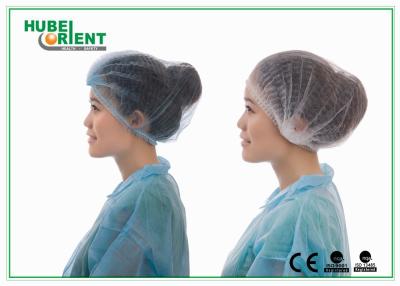 Chine Couvre-chef polyester non tissé jetable à double élastique à vendre