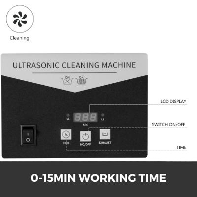 0.8L Ultrasonic Cleaning Machine 304 Stainless Steel Digital With Timer