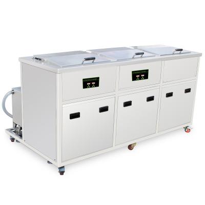 Cina Dispositivo ultrasonico di lavaggio di 3 del carro armato dell'iniezione processi di soffiatura in forma, macchina di pulizia ultrasonica in vendita