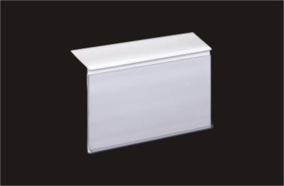 Chine Support blanc de prix à payer de la Manche d'étagère de PVC pour des étagères, taille de label de 40mm à vendre