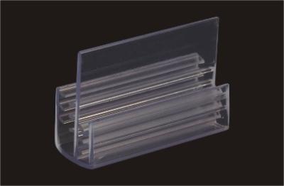 Cina Supporti di etichetta trasparenti dello scaffale del PVC per esposizione al minuto, facili installare in vendita