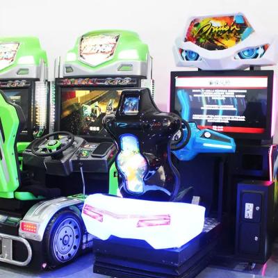 中国 42LCD ダイナミックカーレースゲーム機 人間味あふれるデザイン 販売のため